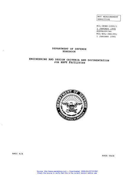 DoD Handbook- Engineering and Design Criteria and Documentation for ...