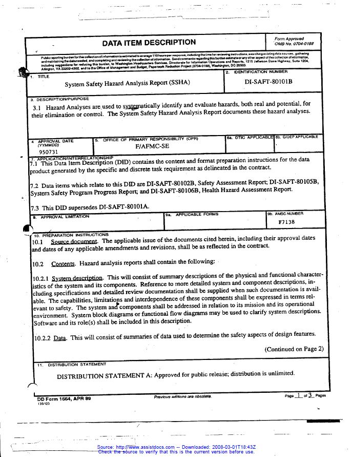 DID- Interface Requirements Specification (IRS) | SE Goldmine