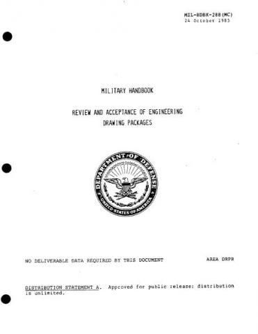 Military Handbook-Review and Acceptance of Engineering Drawing Packages ...