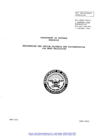 DoD Handbook- Engineering and Design Criteria and Documentation for ...